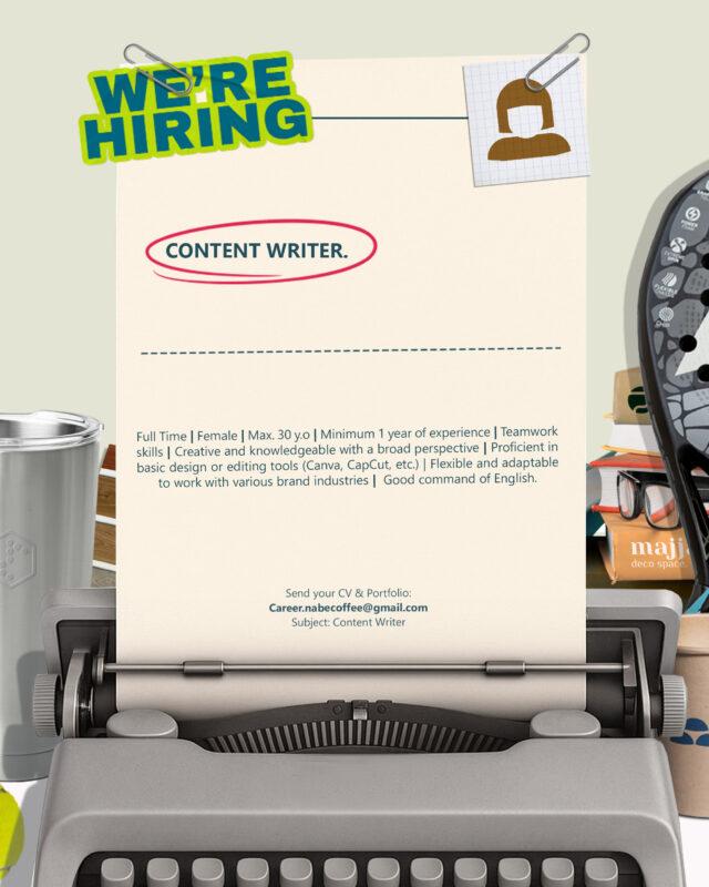 Lowongan Kerja Content Writer di Nabe Coffee - LokerJogja.ID
