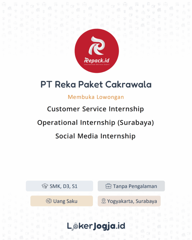 Lowongan Kerja Customer Service Internship - Operational Internship ...