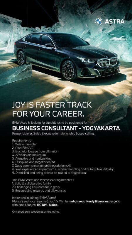 Lowongan Kerja Business Consultant di PT. Astra International Tbk (BSO) - LokerJogja.ID