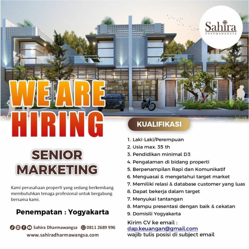 Lowongan Kerja Senior Marketing di PT. Dharmawangsa Agung Propertindo ...