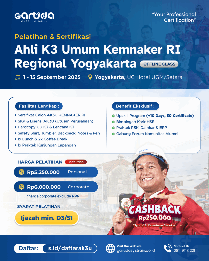 Lowongan Kerja Pelatihan & Sertifikasi Ahli K3 Umum Kemnaker RI ...