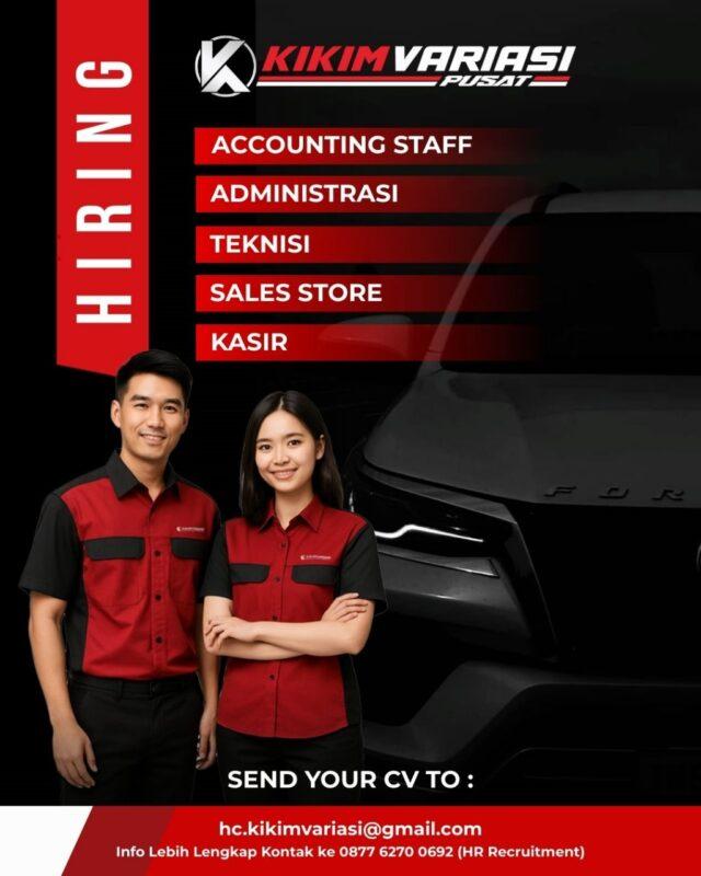Lowongan Kerja Accounting Staff - Administrasi - Teknisi - Sales Store ...