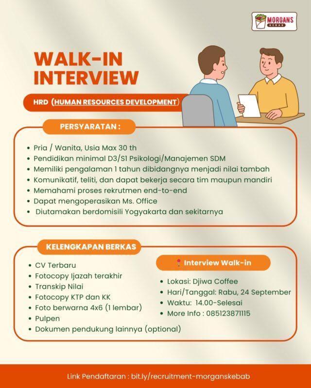 Lowongan Kerja HRD - Deal Maker di PT. Trinity Success Group (Morgans Kebab & Ayem Catering ...