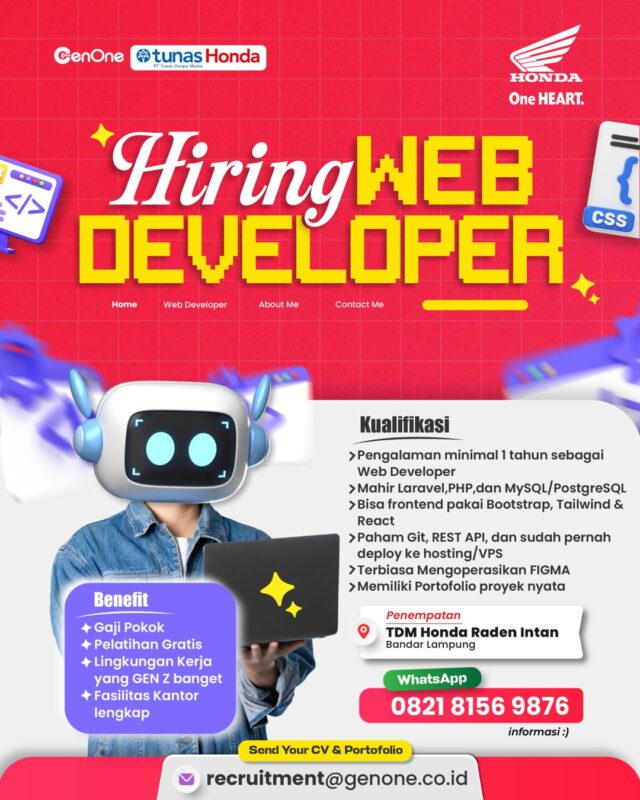 Lowongan Kerja Web Developer di PT. Tunas Dwipa Matra - LokerJogja.ID