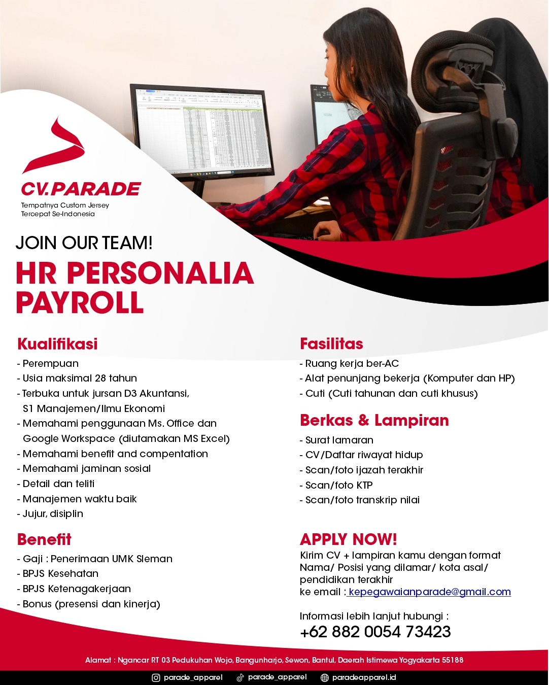 Lowongan Kerja HR Personalia Payroll - HR Personalia Administrasi - HR ...