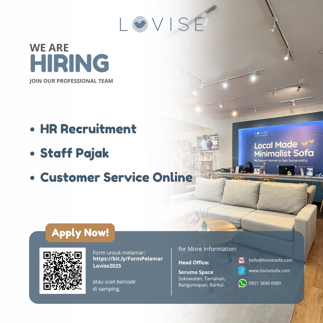 Lowongan Kerja HR Recruitment - Staff Pajak - Customer Service Online ...