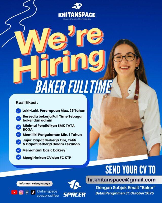 Lowongan Kerja Baker - Content Creator - Perawat - Waiterss di Khitan ...