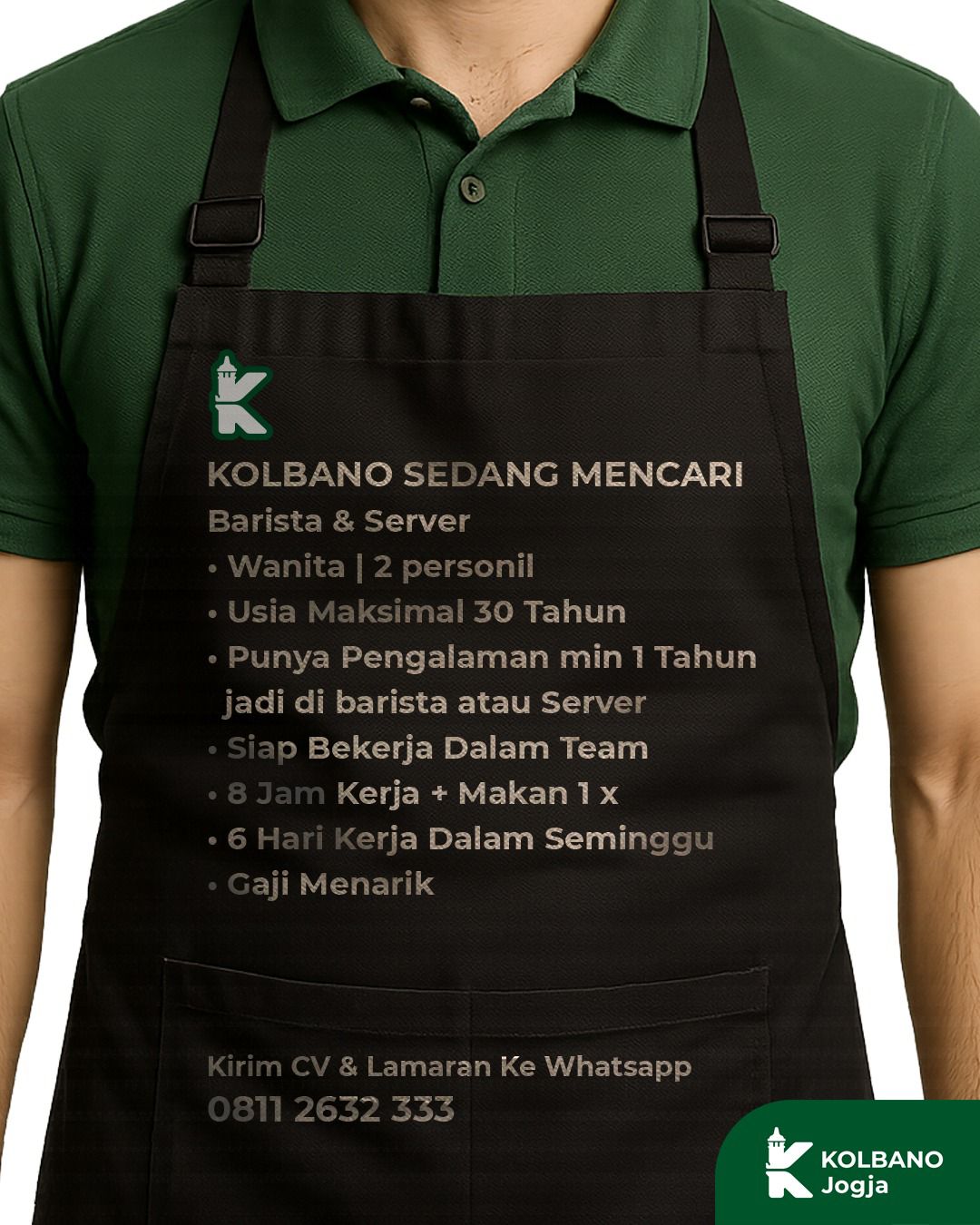 Lowongan Kerja Barista & Server di Kolbano Cafe & Eatery - LokerJogja.ID