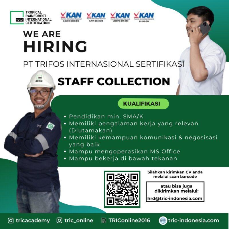 Lowongan Kerja Staff Collection - Staff Pajak - Staf Legal di PT ...