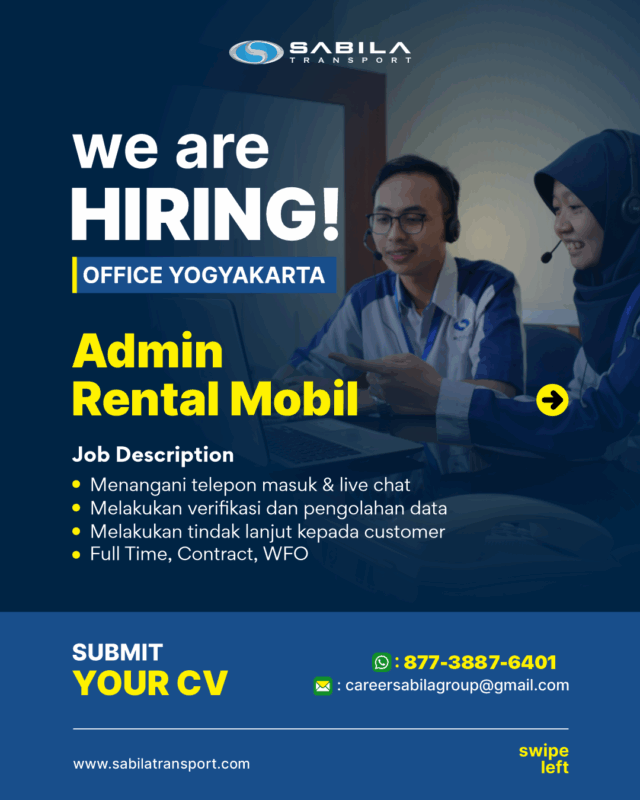 Lowongan Kerja Admin Rental Mobil di Sabila Shuttle - LokerJogja.ID