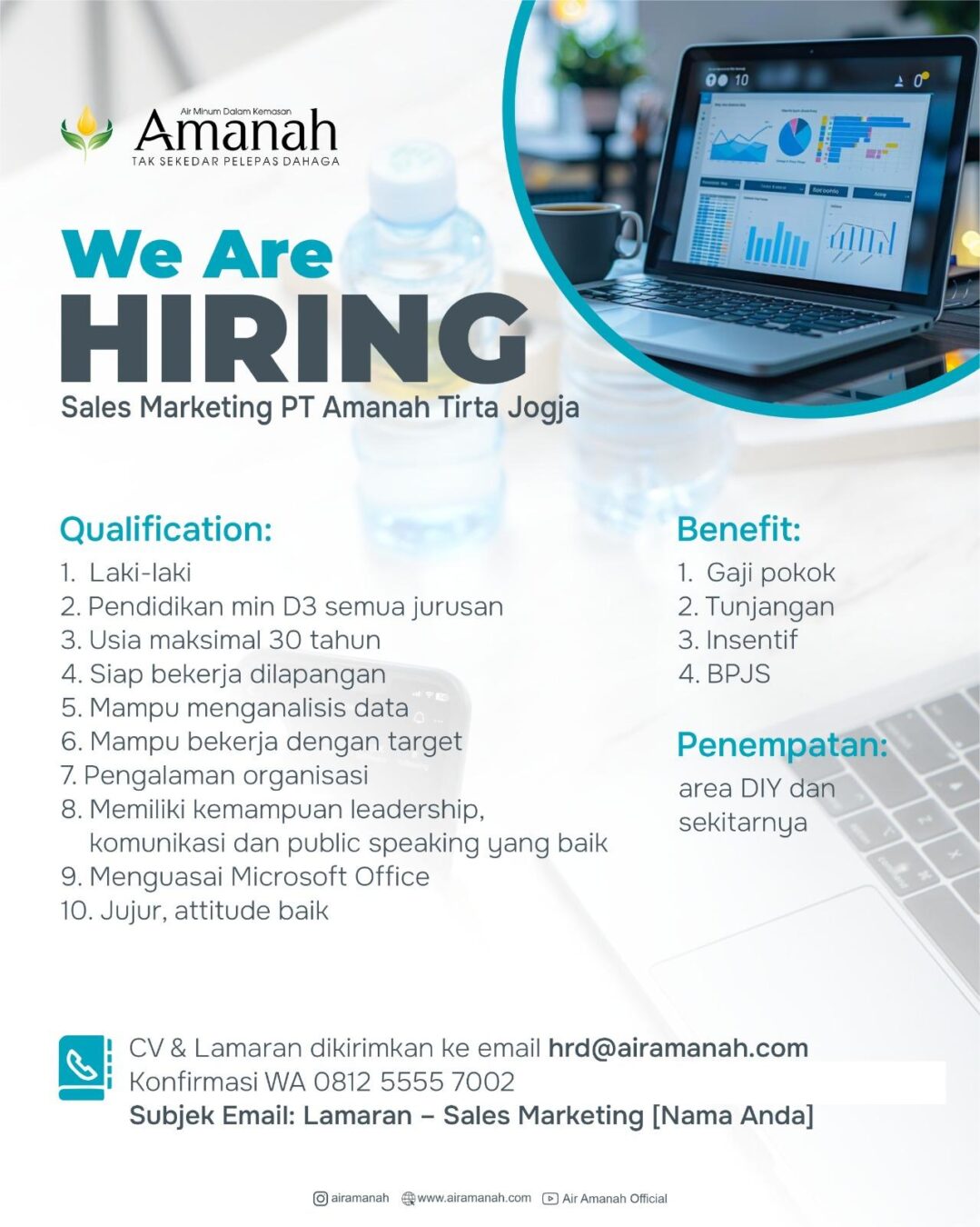 Lowongan Kerja Sales Marketing di PT. Amanah Tirta Yogyakarta ...