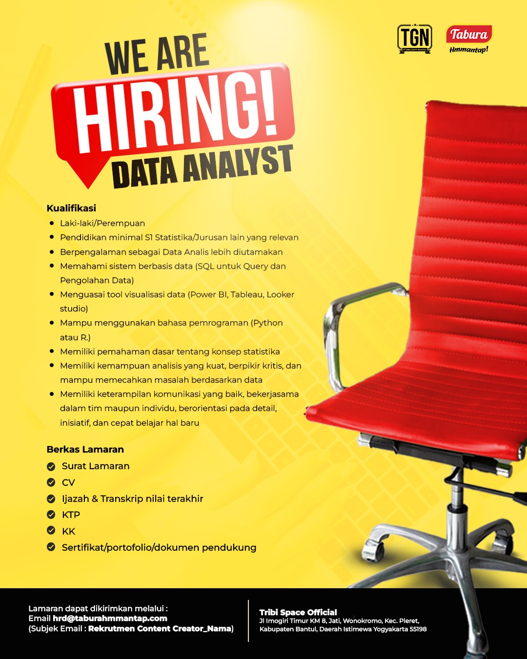 Lowongan Kerja Data Analyst - Digital Marketing Specialist - Customer Service Specialist ...