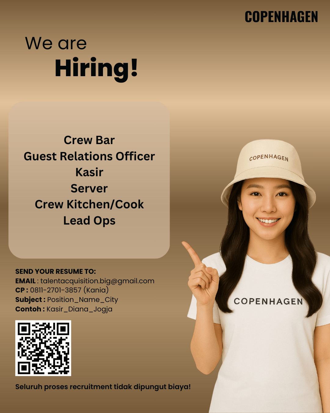 Lowongan Kerja Crew Bar - Guest Relation Officer - Kasir - Server ...