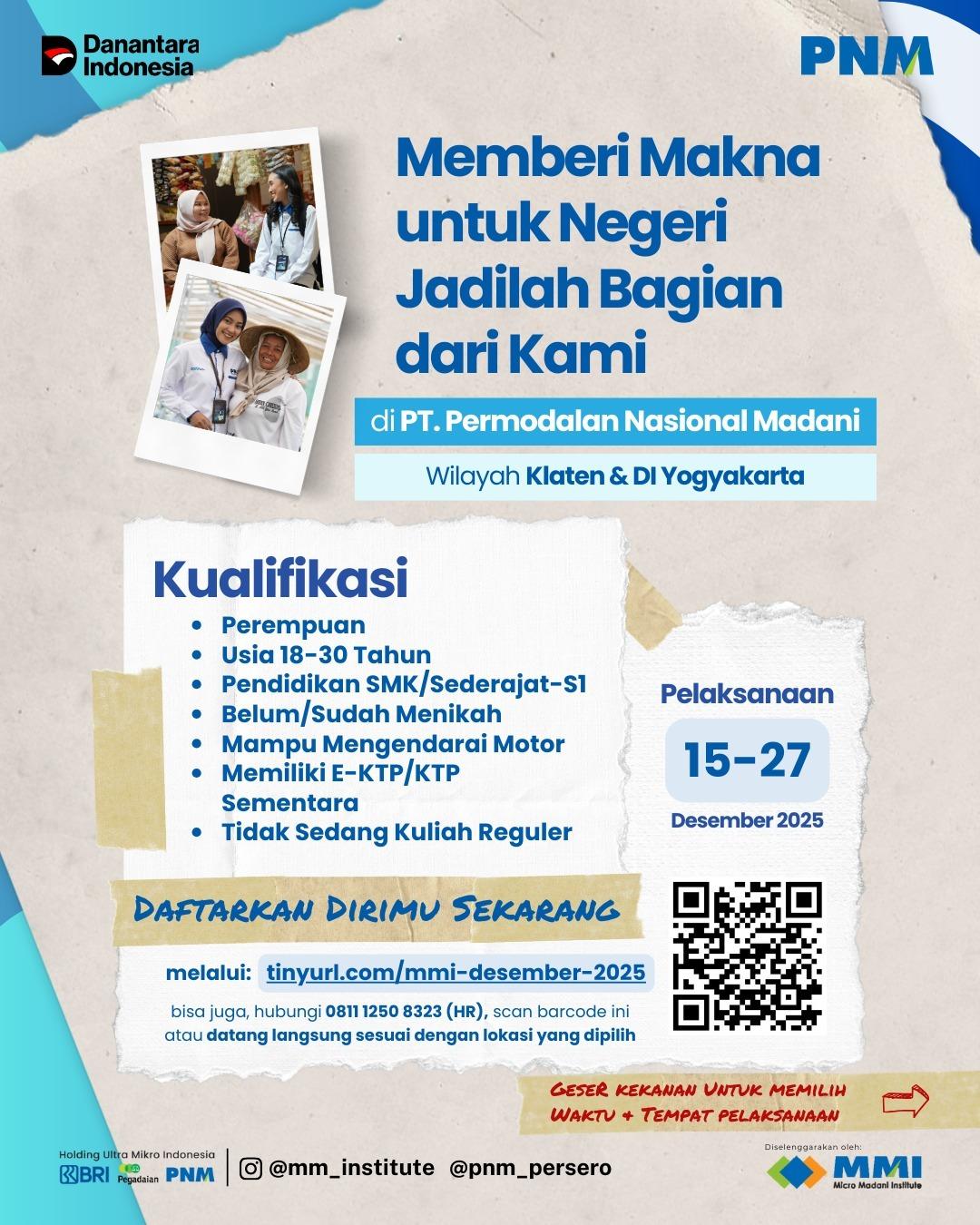 Lowongan Kerja Account Officer di PT. Permodalan Nasional Madani ...