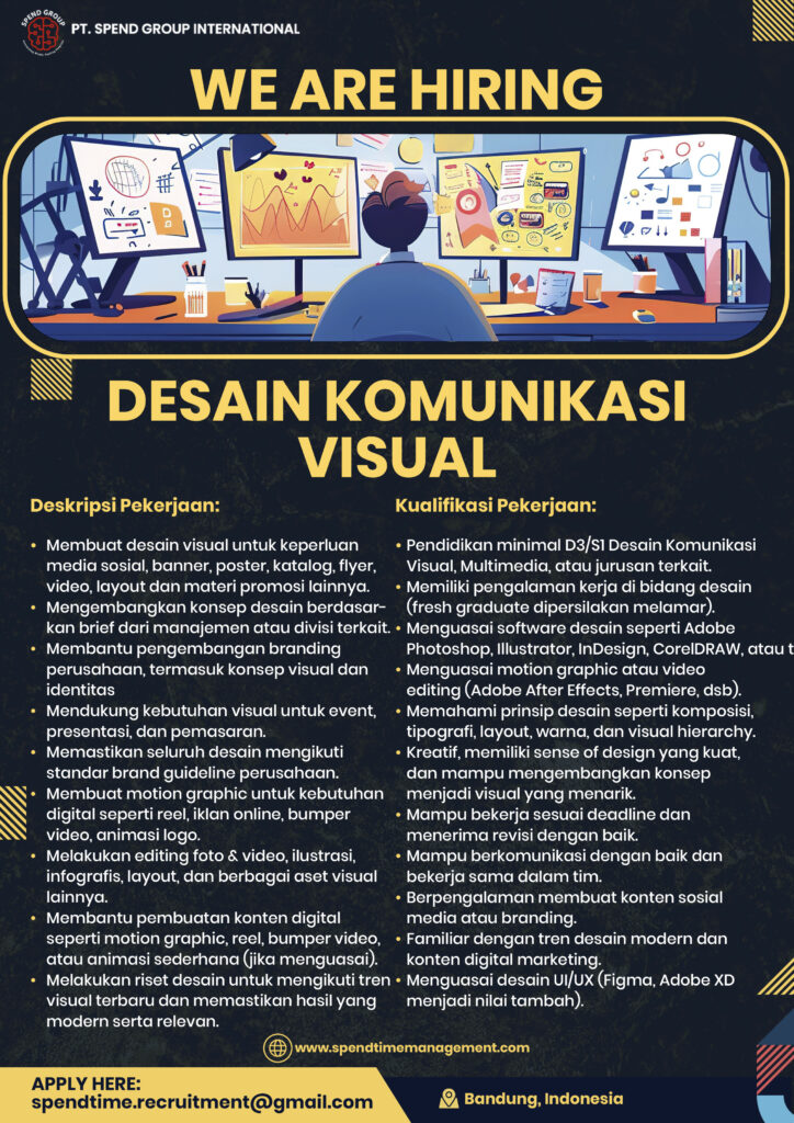 Lowongan Kerja Desain Komunikasi Visual - Web Developer - Staff ...