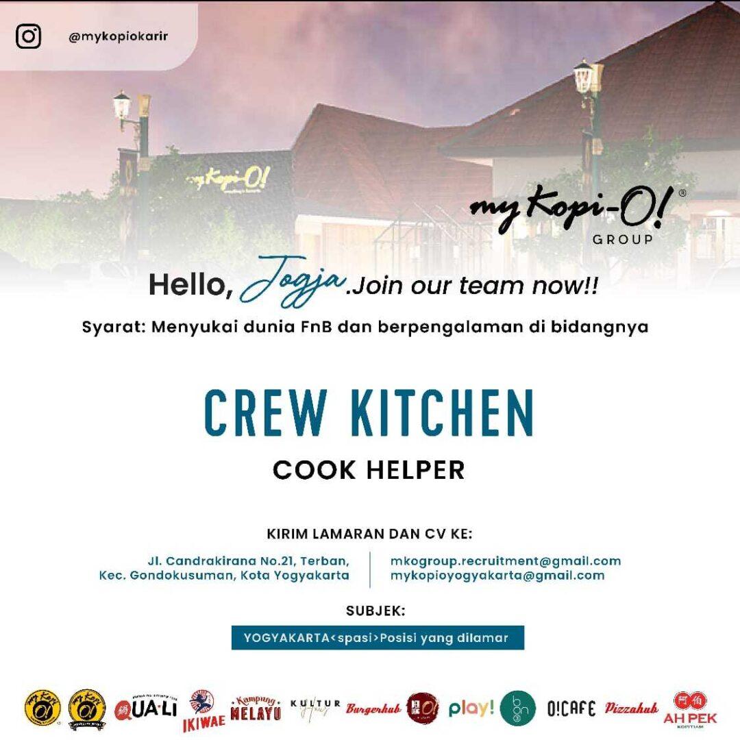 Lowongan Kerja Crew Kitchen (Cook Helper) di My Kopi-O! Indonesian ...