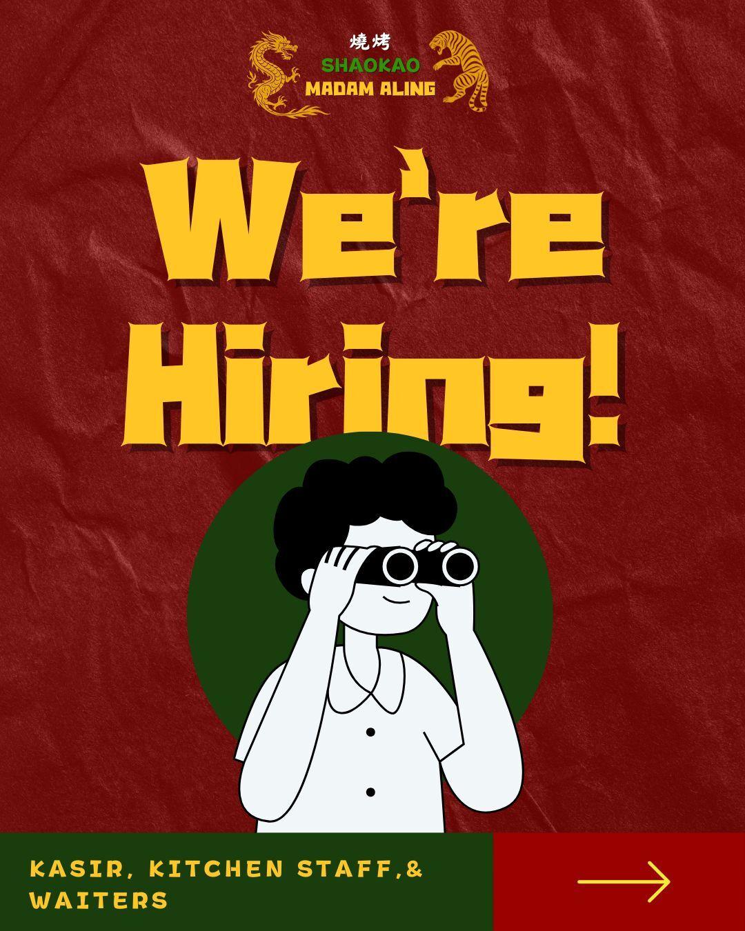 Lowongan Kerja Kasir - Kitchen Staff - Waiter di PT. Seribu Tenda ...