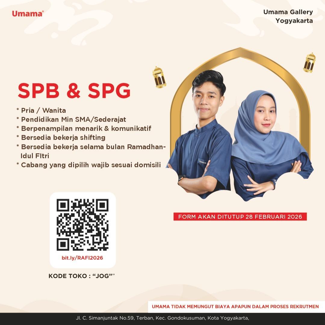 Lowongan Kerja SPB - SPG di PT. Nushel Jaya Mandiri (Umama Gallery ...