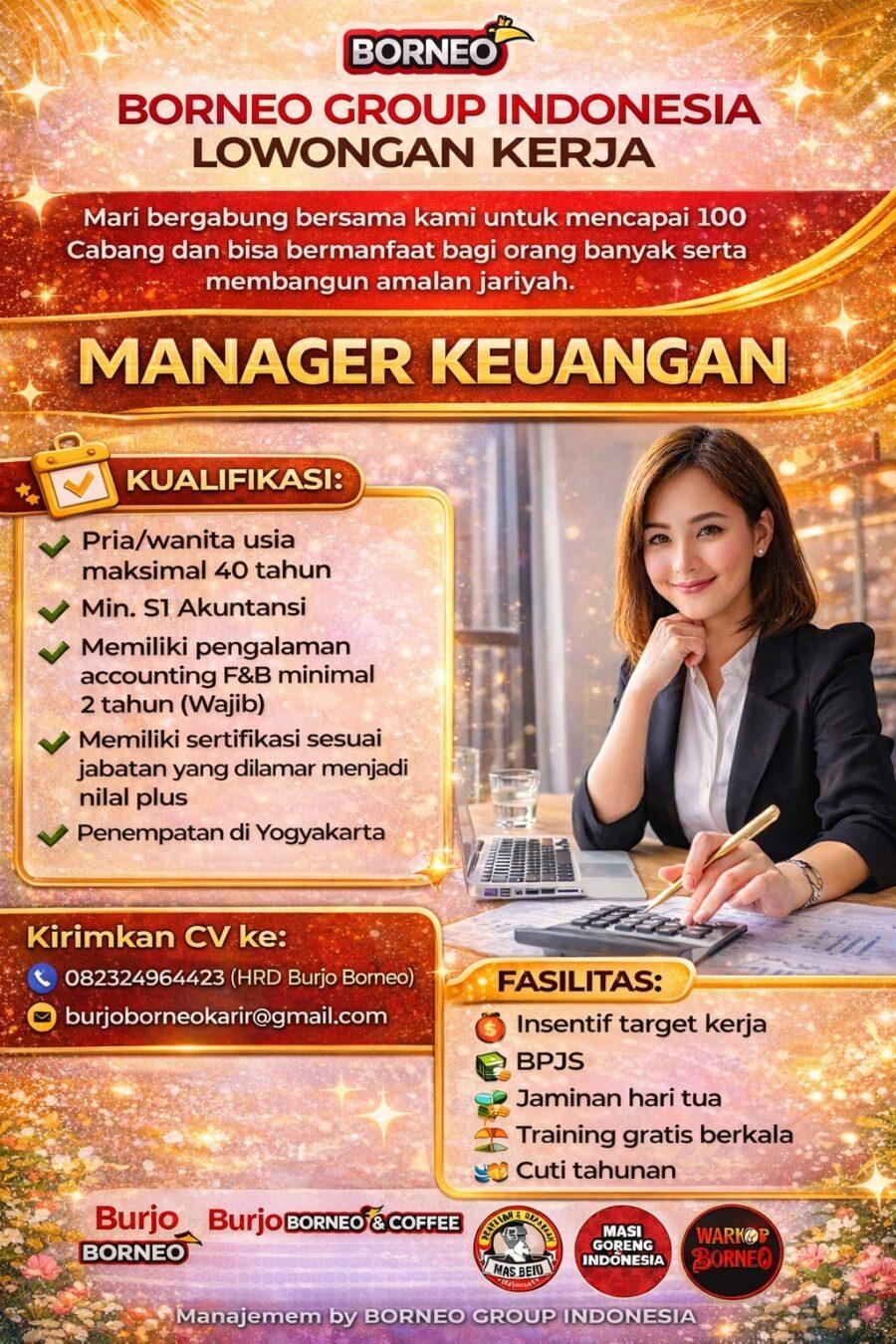 Lowongan Kerja Manager Keuangan - Supervisor Outlet - Head Chef - Crew ...