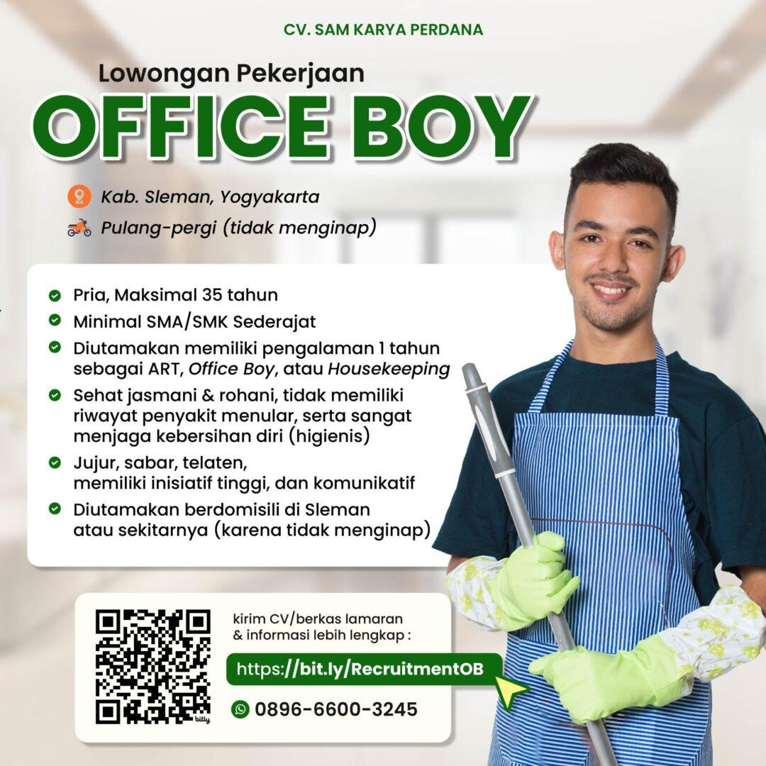 Lowongan Kerja Office Boy di CV. Sam Karya Perdana - LokerJogja.ID
