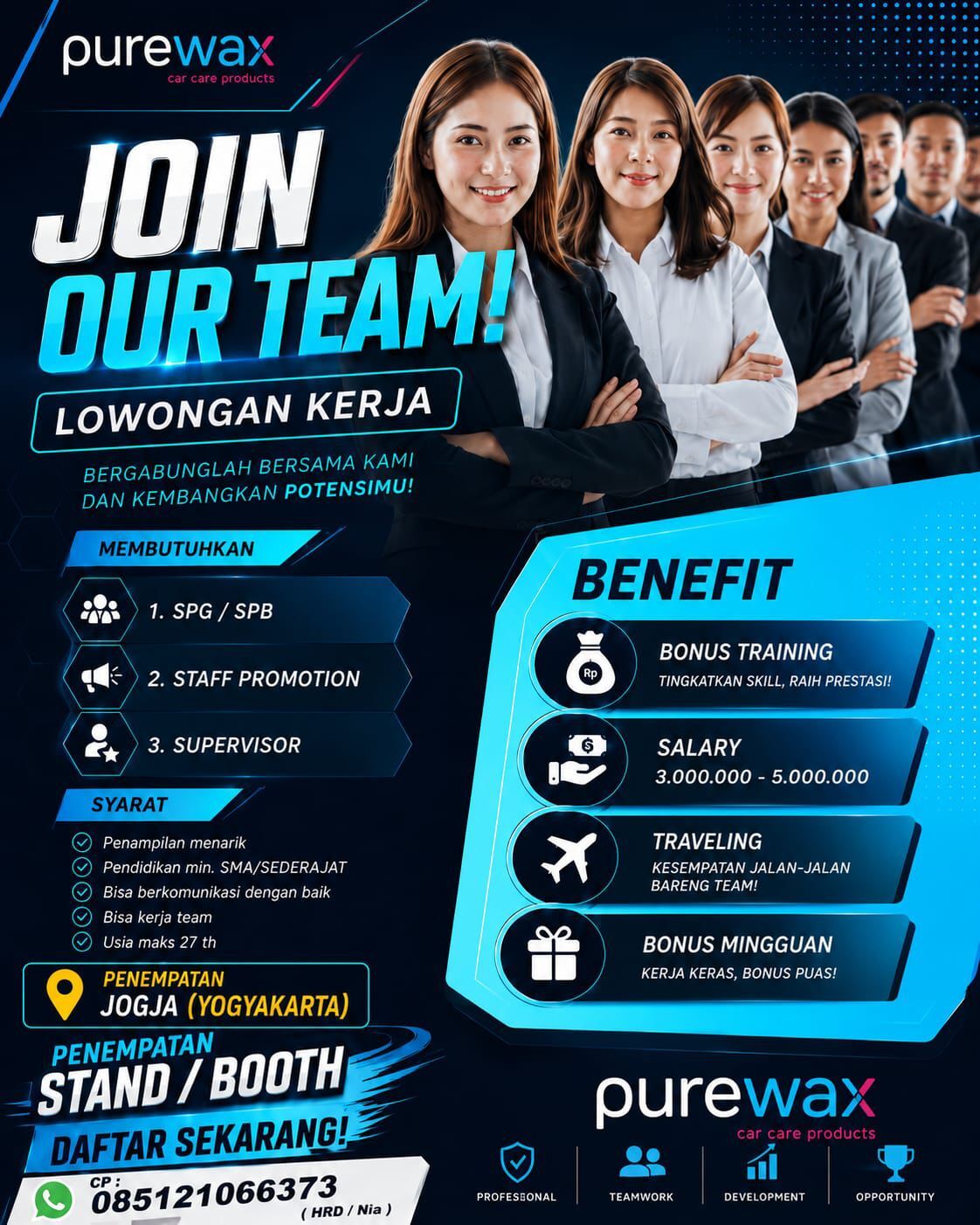 Lowongan Kerja SPG/B - Staff Promotion - SPV di PT. Muda Berkarya Adv ...