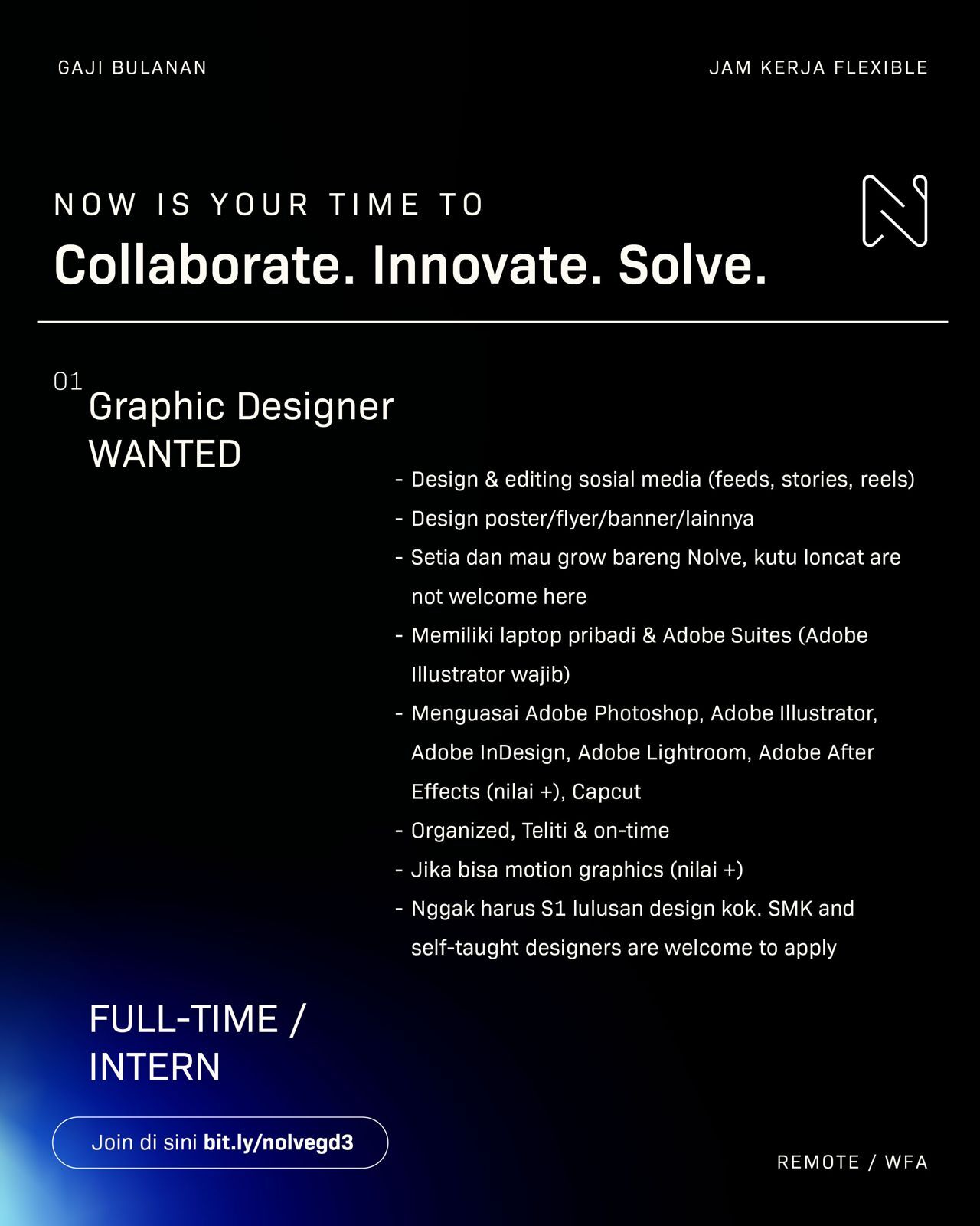 Lowongan Kerja Graphic Designer di Nolve Studio - LokerJogja.ID